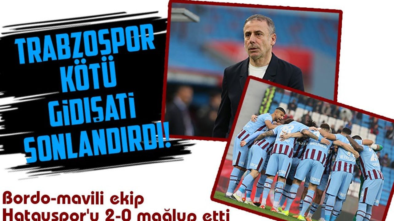Kötü Gidişatı Sonlandırdı Trabzonspor 5 Maç Sonra Kazandı Taka