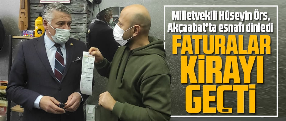 FATURALAR KİRAYI GEÇTİ - Taka Gazete - Trabzon Haber - Karadeniz Haber