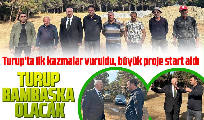 Turup’ta ilk kazmalar vuruldu - Taka Gazete - Trabzon Haber - Karadeniz ...