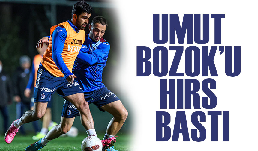Trabzonspor'un önemli oyuncularından Umut Bozok, hırsıyla dikkat ...